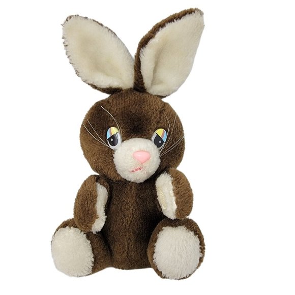 Walmart | Toys | Vintage Walmart Bunny Rabbit Plush Sitting Brown ...